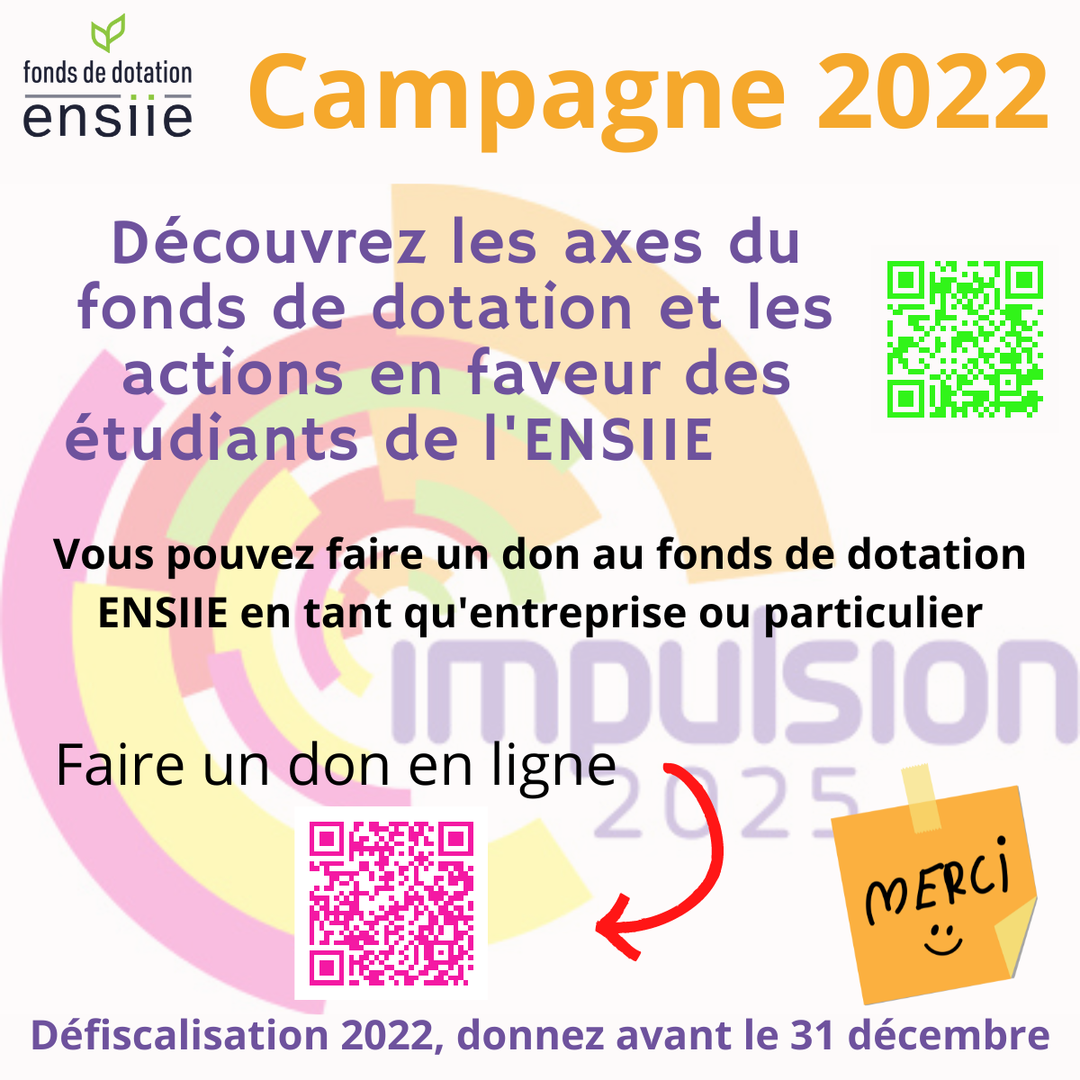 CAMPAGNE IMPULSION 2025 ! | ENSIIE